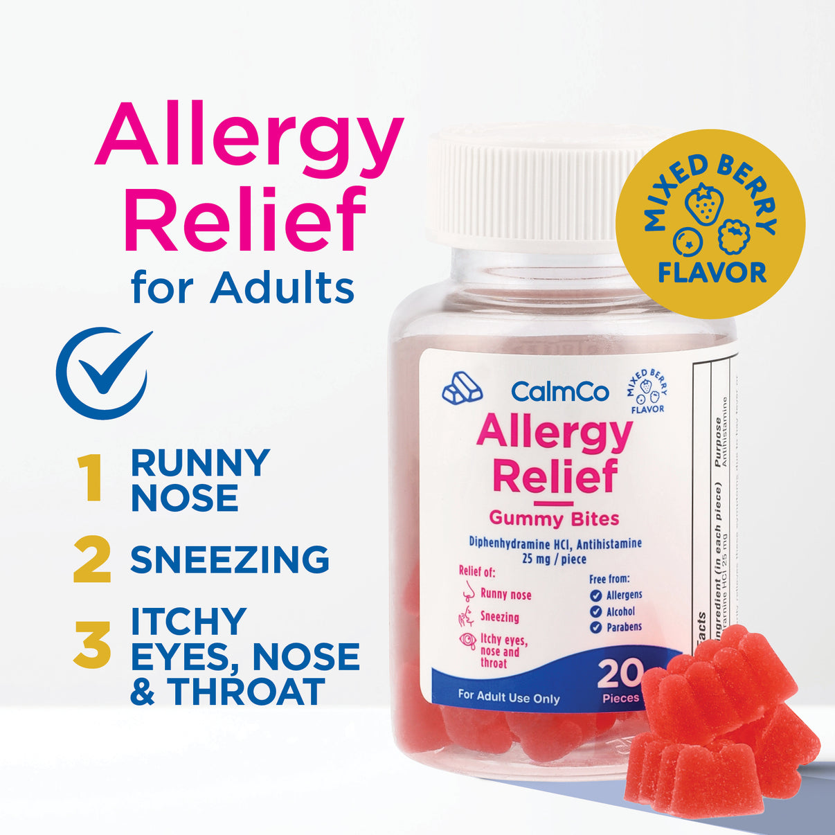 Allergy Relief Gummy Bites - CalmCo