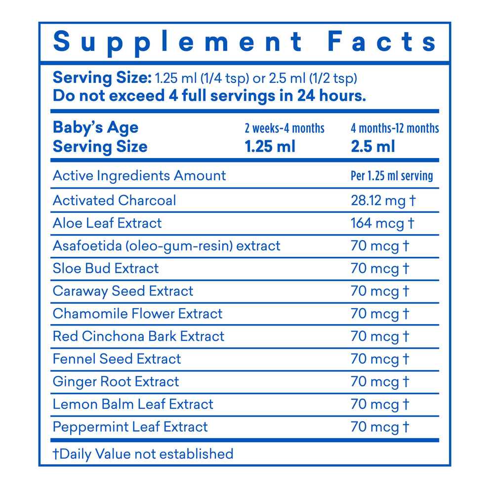 Colic Calm Plus Liquid Dietary Supplement Gripe Water (Extra Strength) - CalmCo