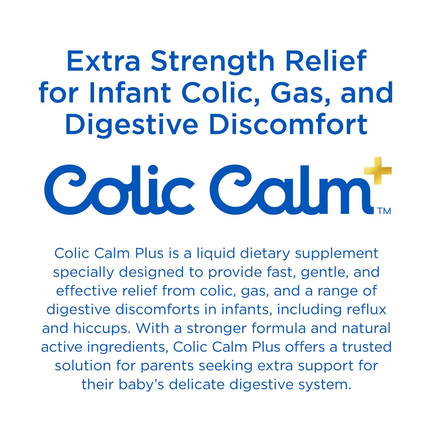 Colic Calm Plus Liquid Dietary Supplement Gripe Water (Extra Strength ...